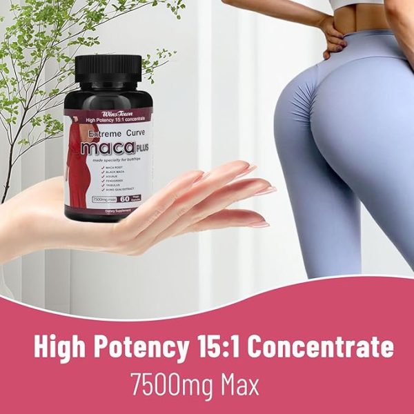 Extreme Curves Maca plus for Hips Big Butt/hip/ Buttock Enlargements ...